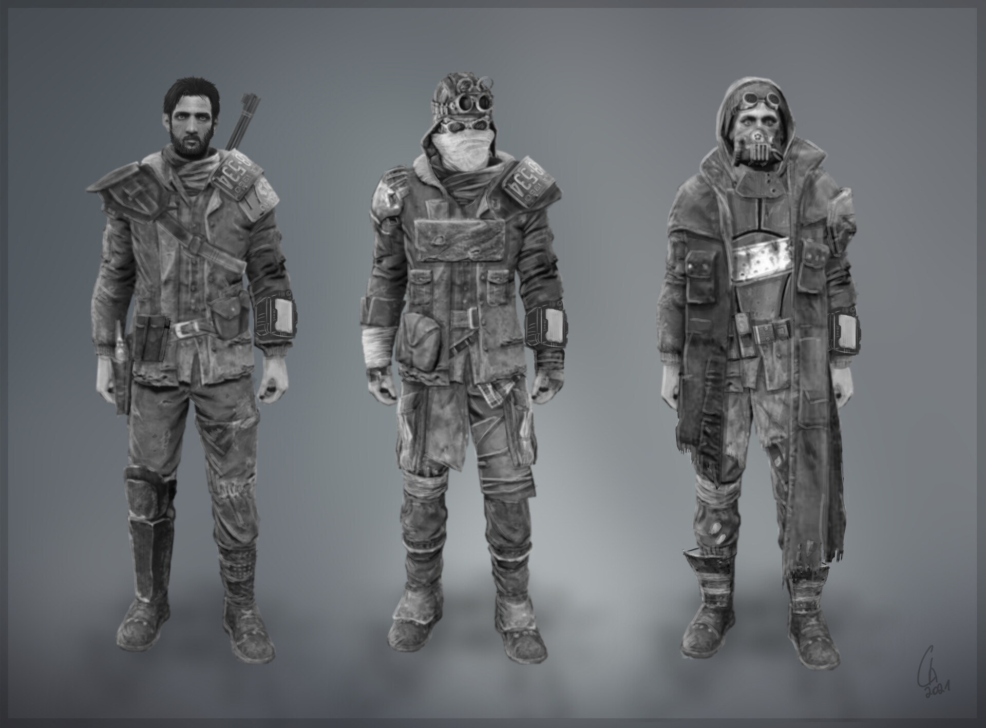 Fallout 4 Character Concept ArtStation Fallout: Miami Character