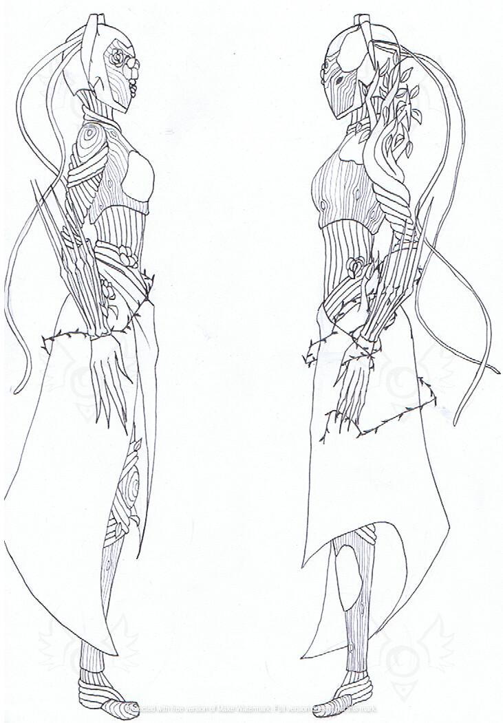 Ashley Wilson - Skin Warframe : Garuda Plant