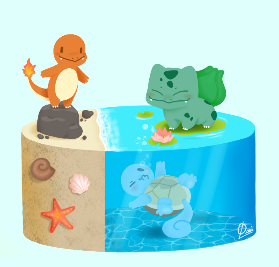 ArtStation - Little Pokemon Terrarium