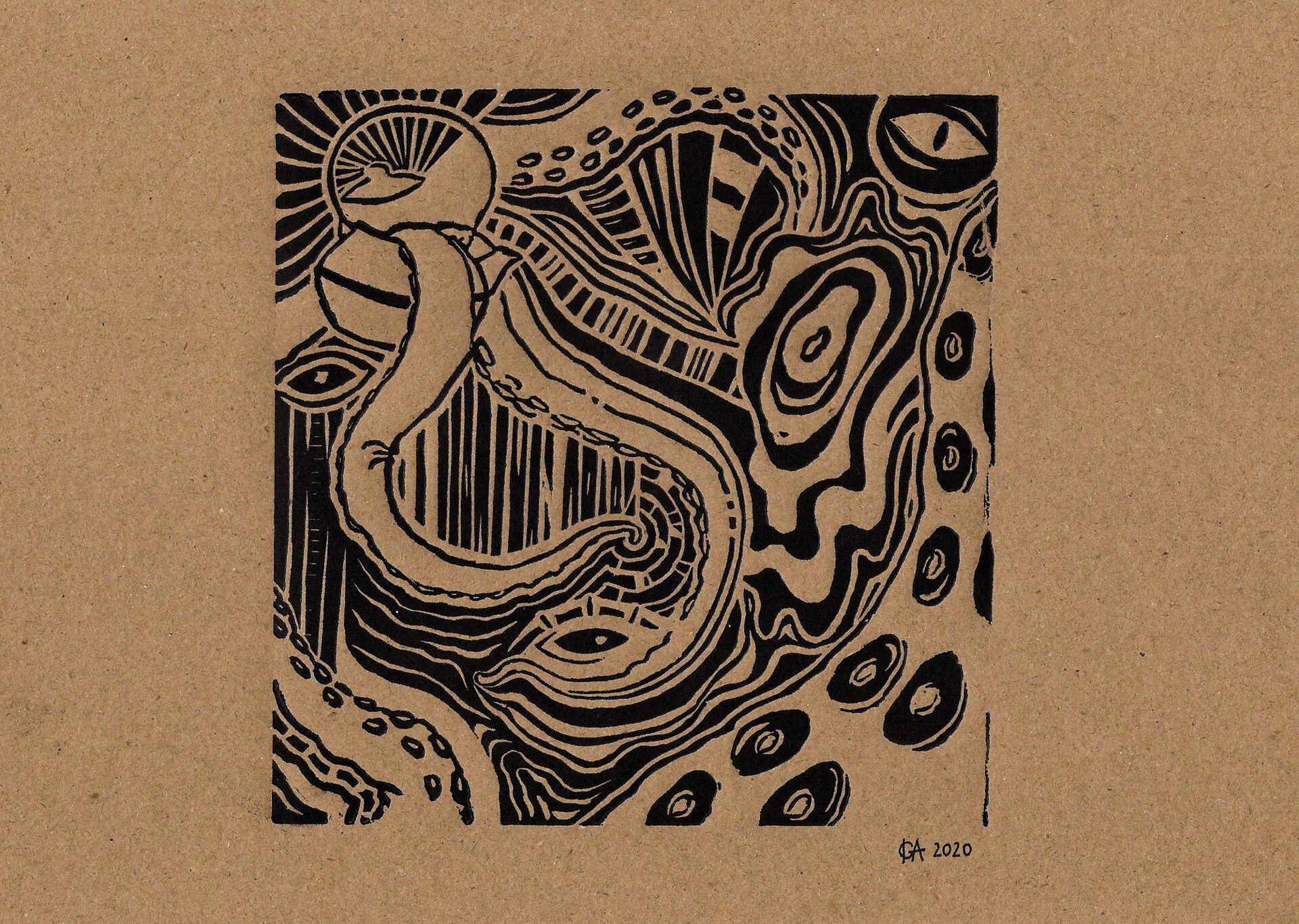 ArtStation - linocut