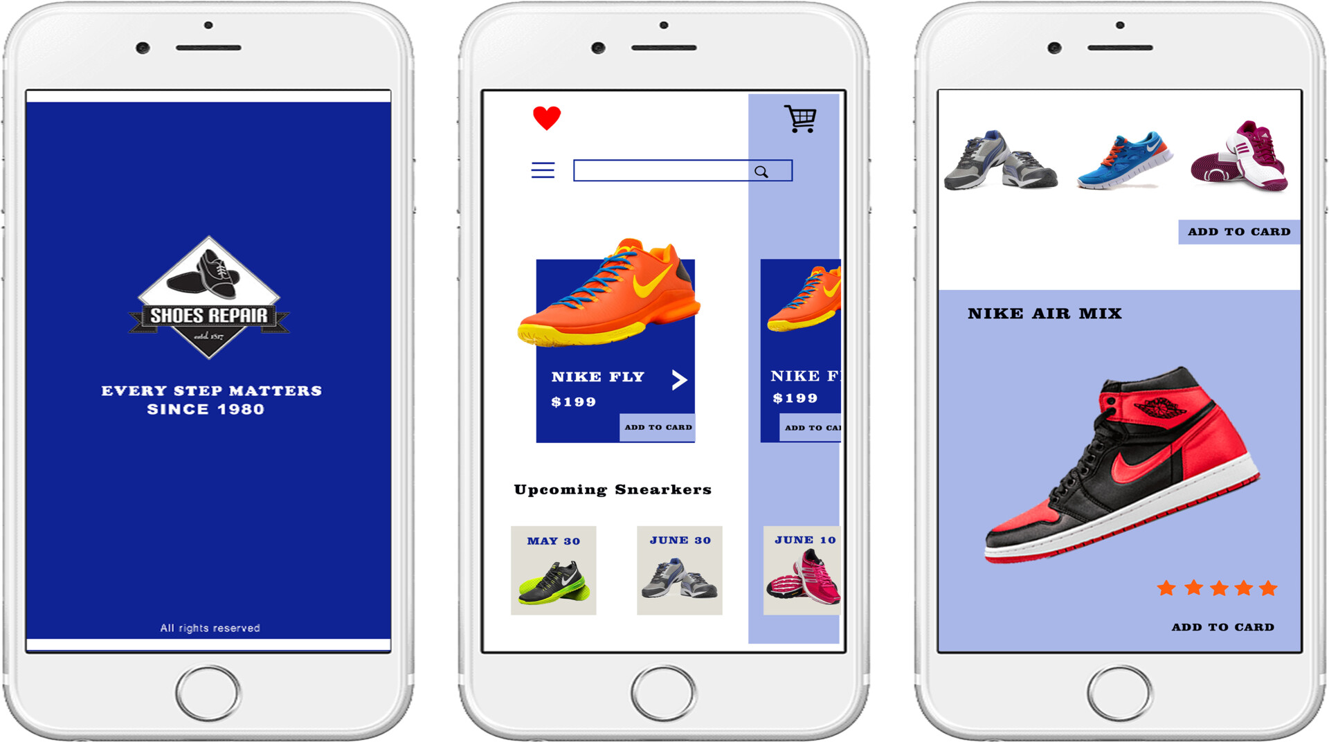 ArtStation - Ui Design for shoes Company