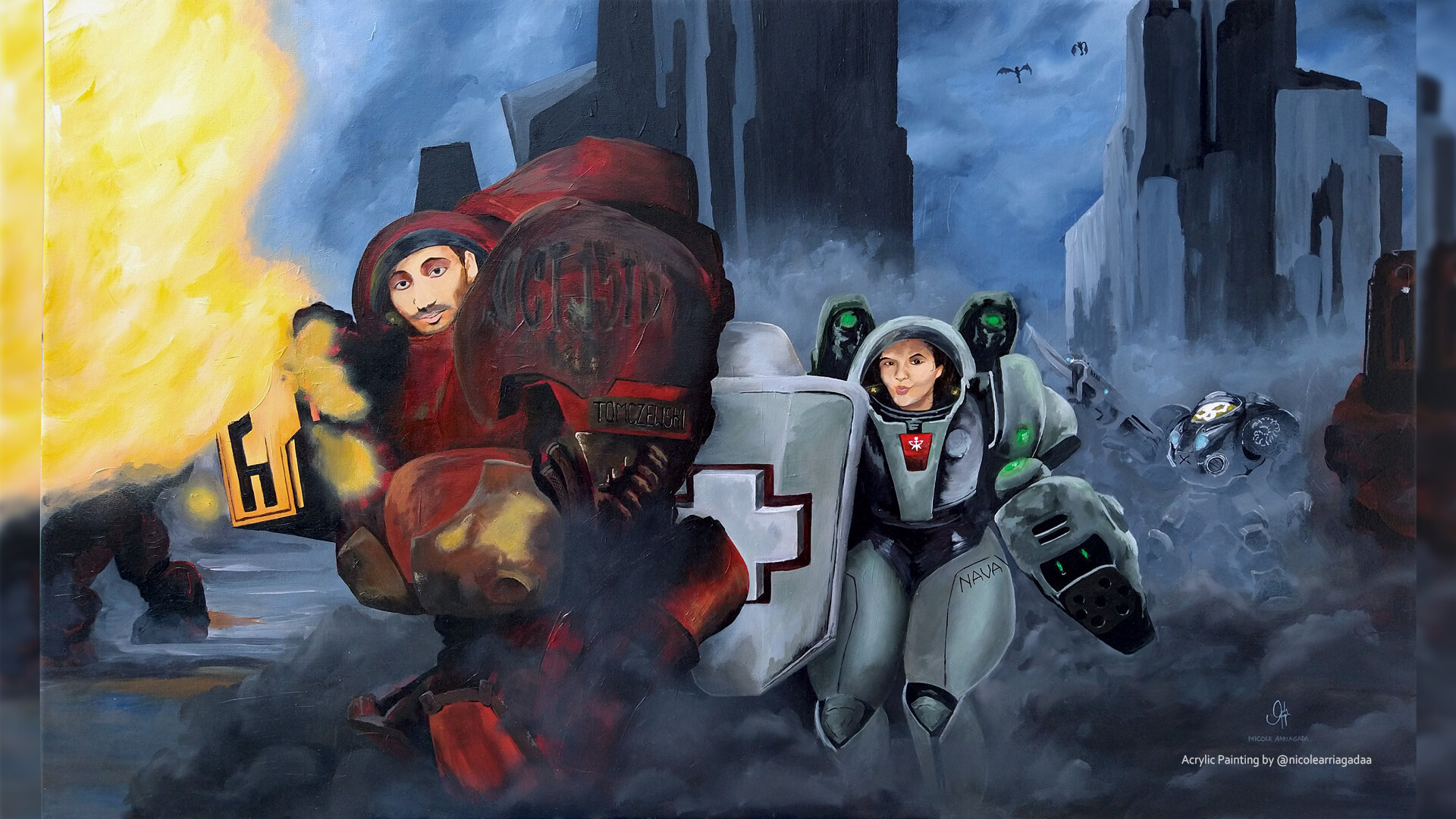 ArtStation - Marine and Medic