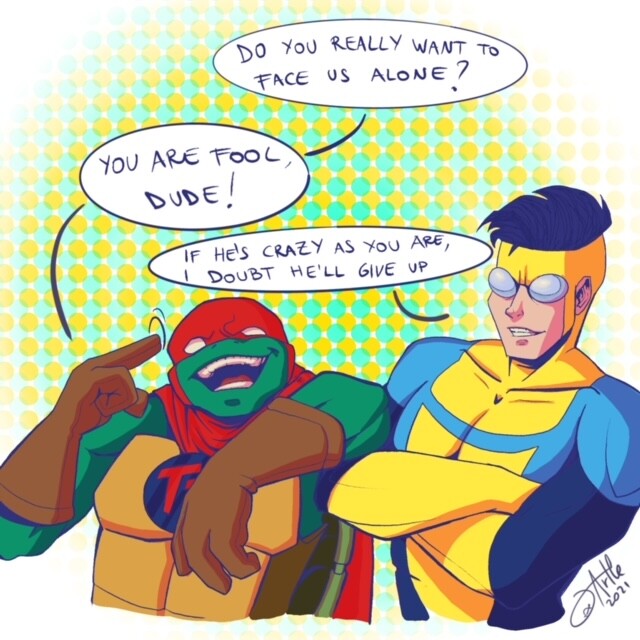 ArtStation - Invincible and Turtle Titan