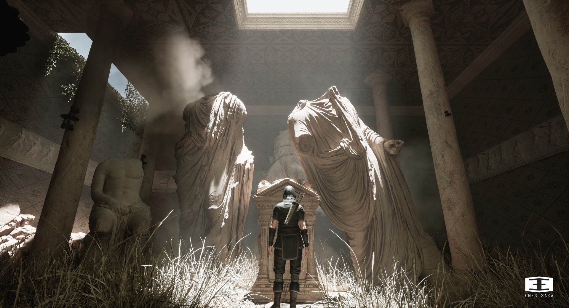 ArtStation - Environment / Destroyed Temple Concept Work - Unreal Engine 5