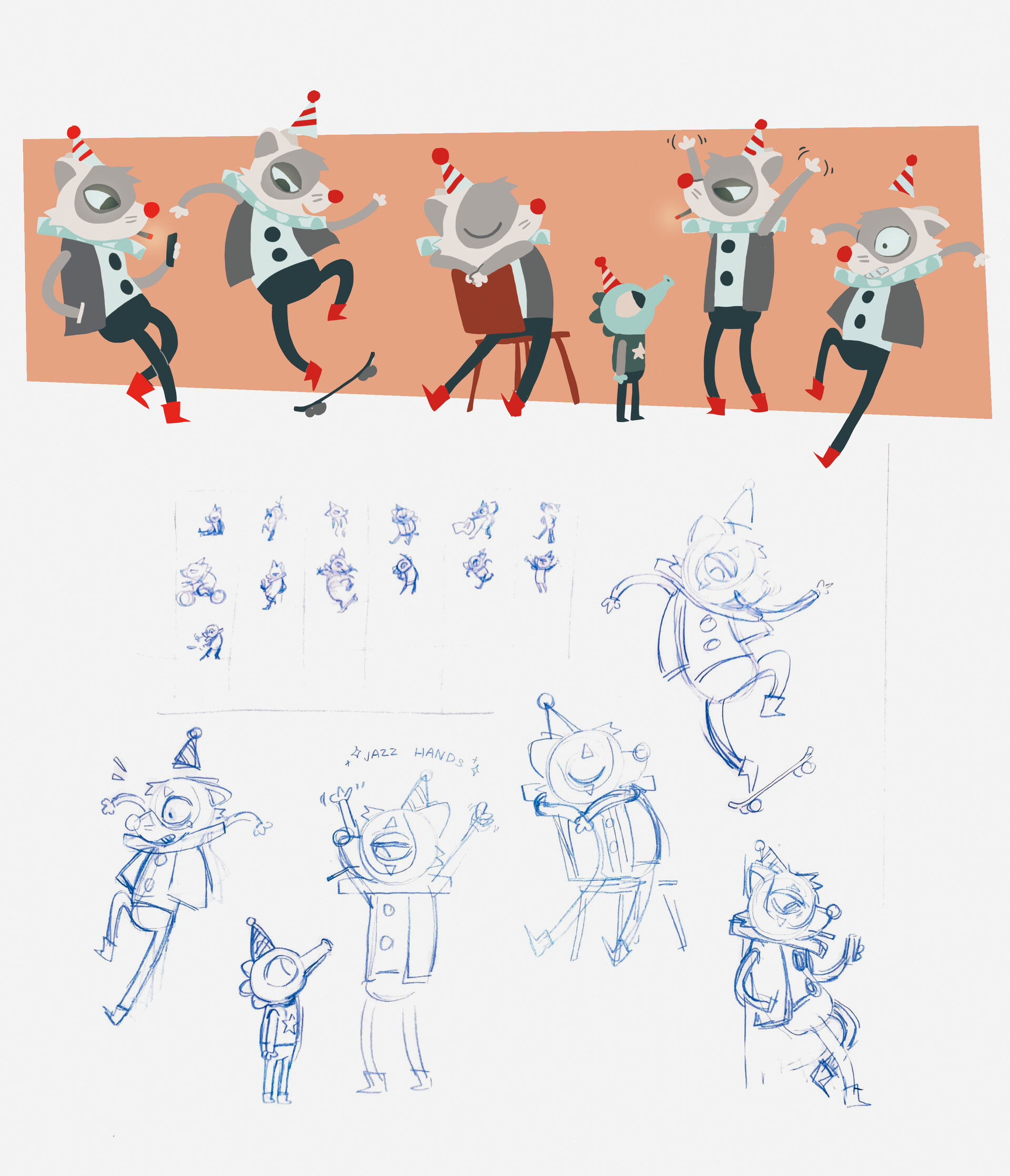 how to draw night in the woods style