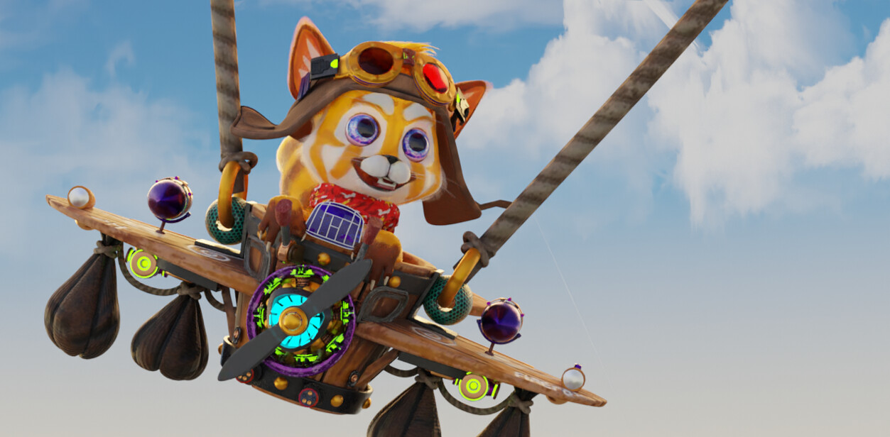 ArtStation - FLYING RED PANDA