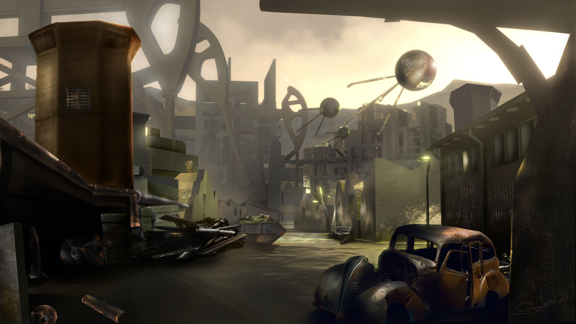 ArtStation - Mystery Scene (Eevee) 3200x1800