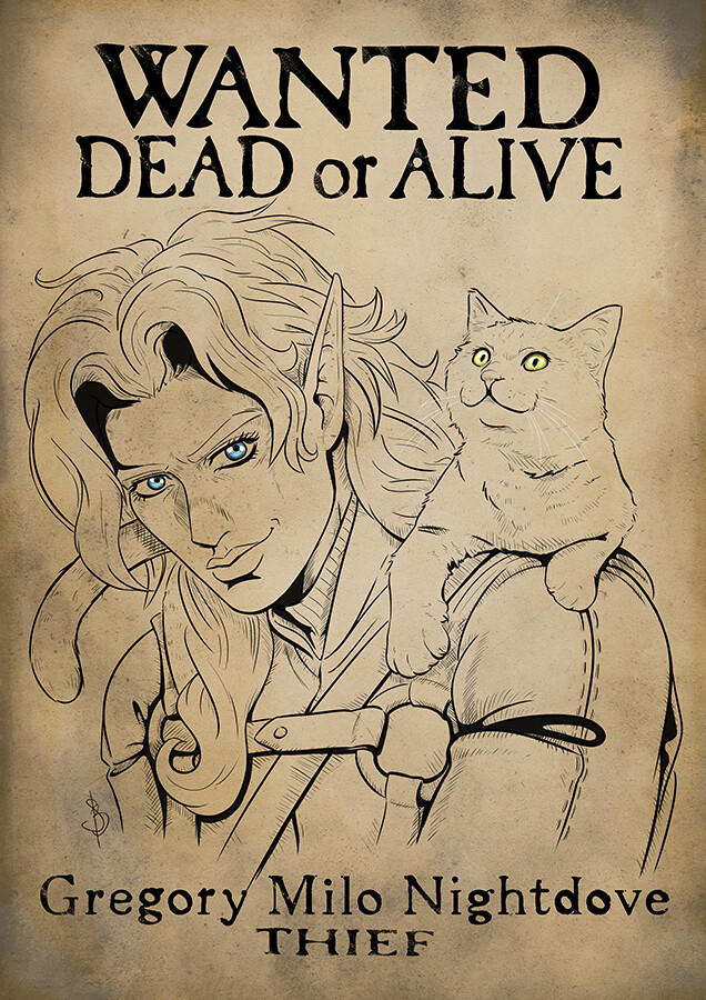 ArtStation - Wanted Posters Collection - Greg