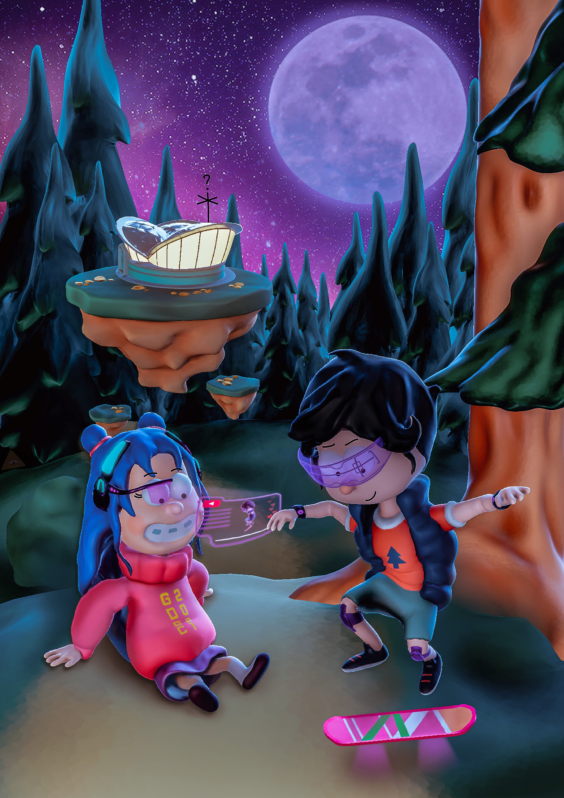 ArtStation - Summer Nightlife