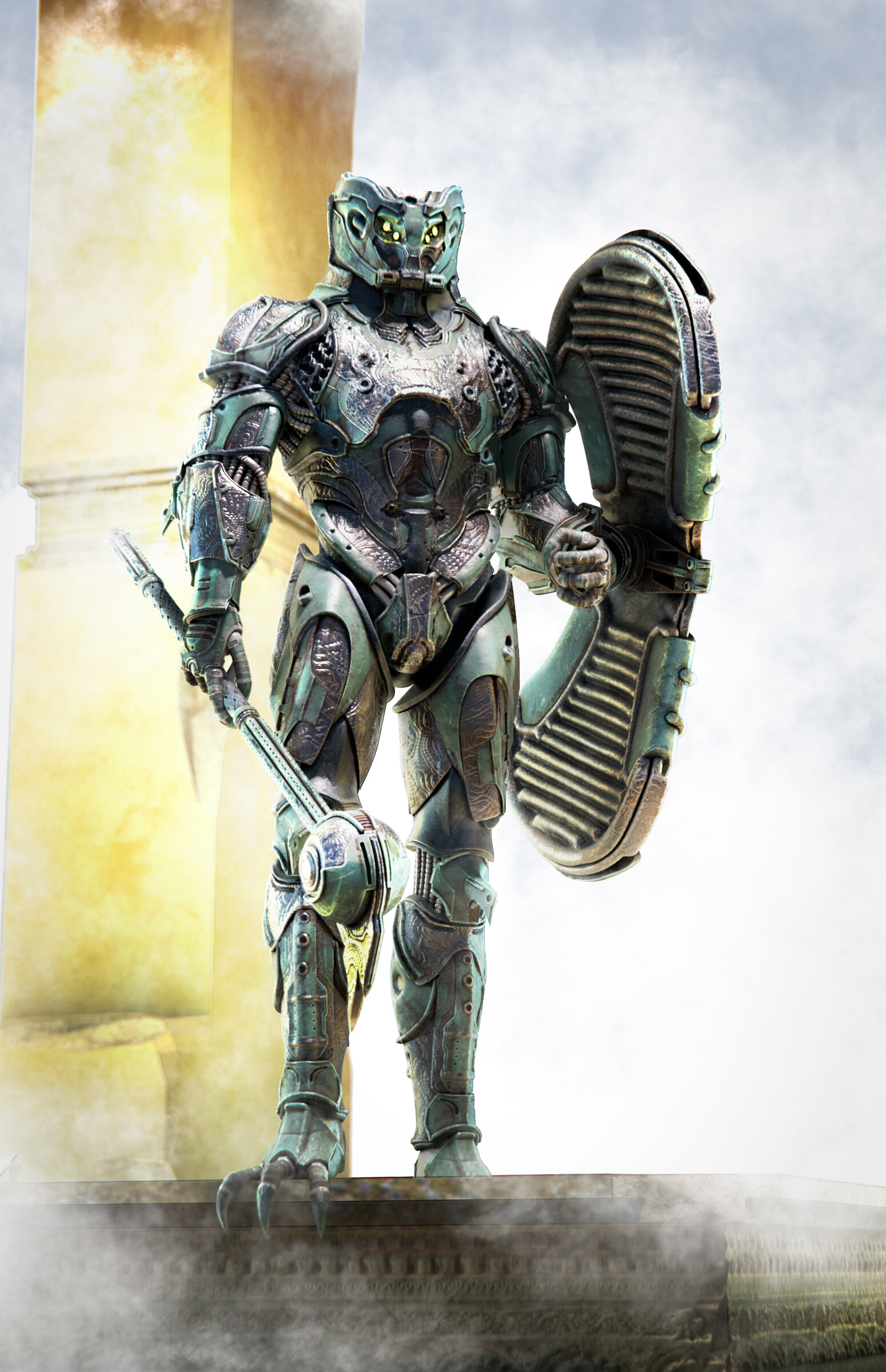 ArtStation - Ancient_Alien_Warrior