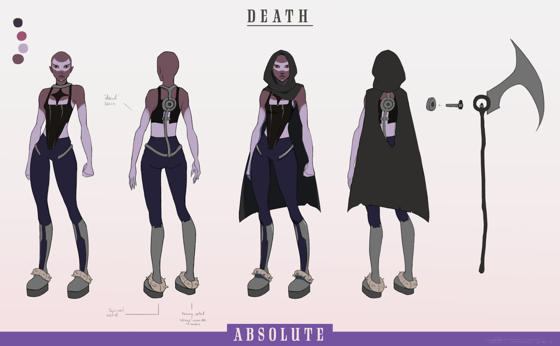 Briar Greaves - Death Character Design
