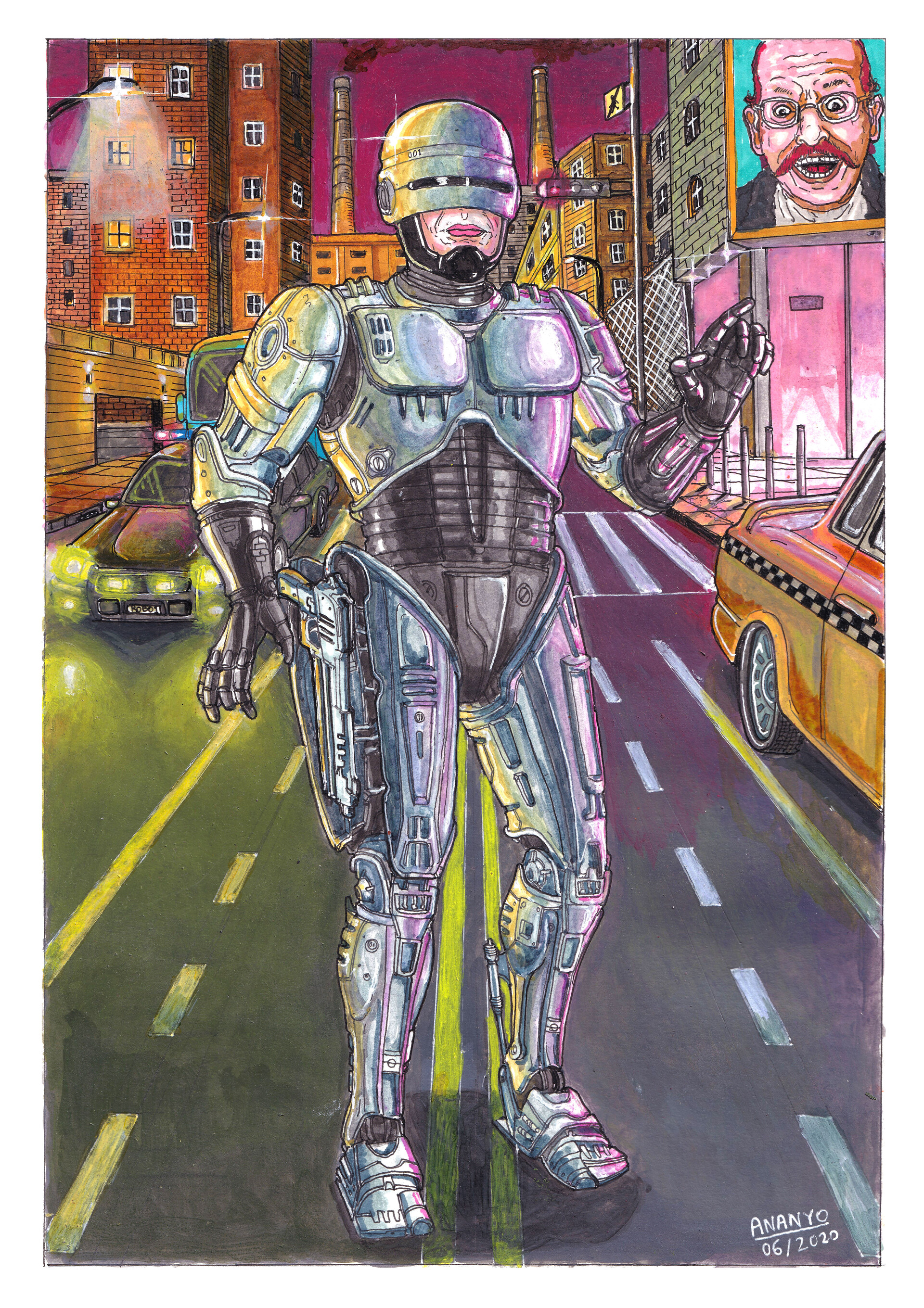Robocop Painting