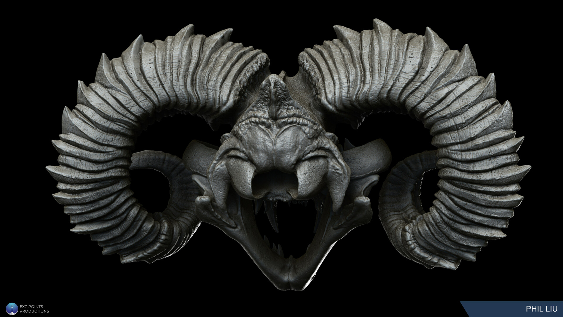 Experience Points - Sculpting a Chimera Skull | Phil Liu
