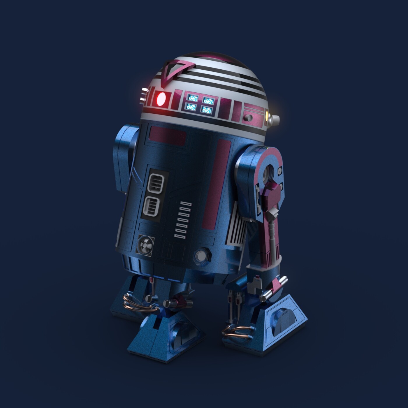 ArtStation - R7-C1 in SolidWorks