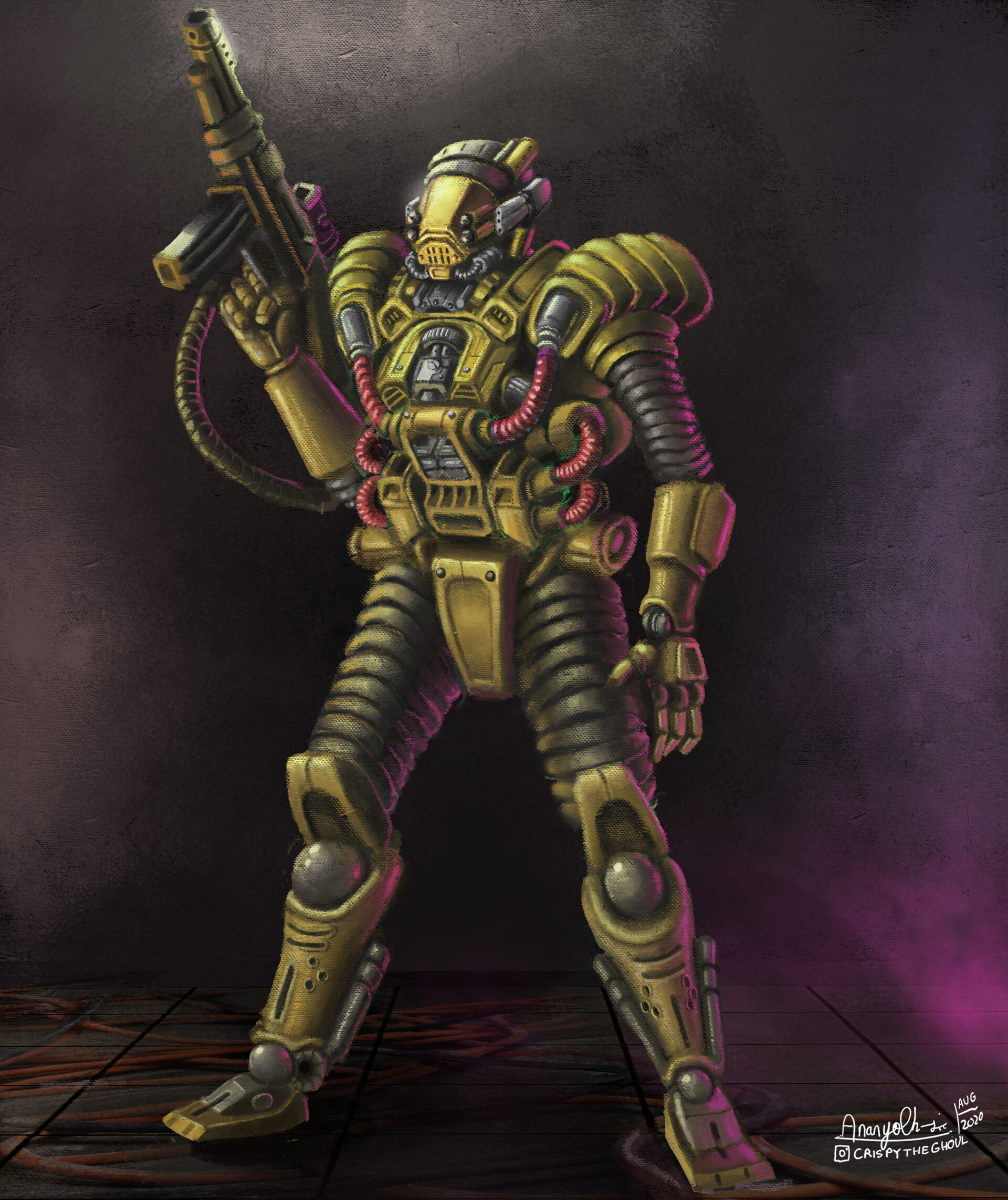 ArtStation - Mech Painting Study