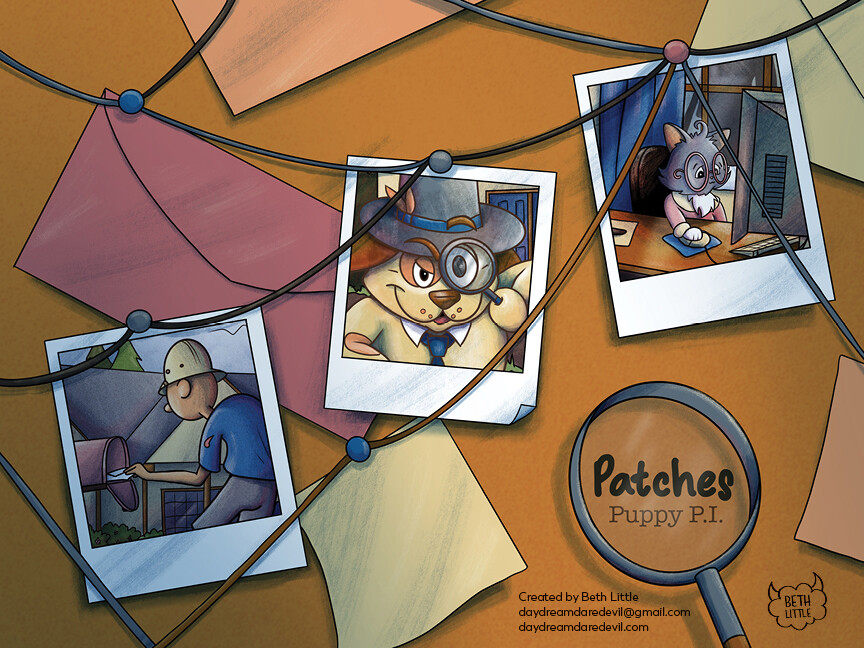 ArtStation - Patches: Puppy P.I. (Pitch Book)
