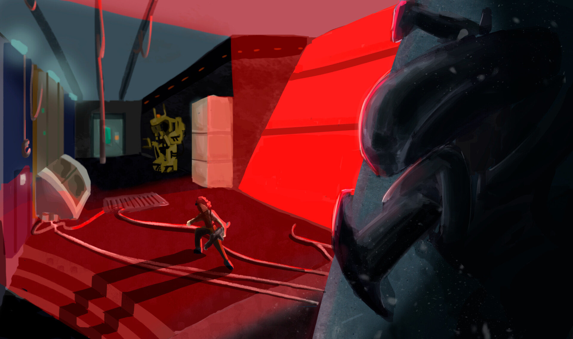 ArtStation - Alien versus Ripley