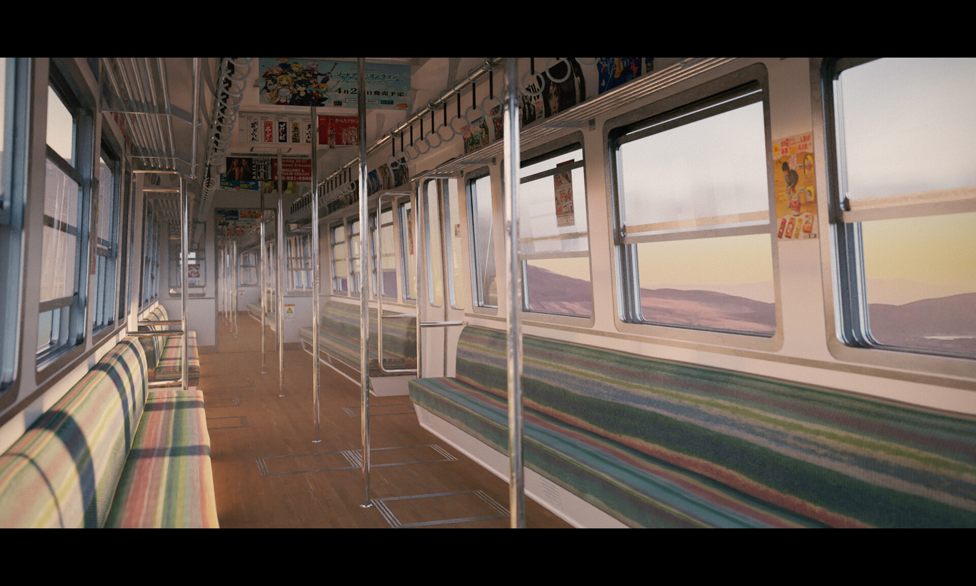 ArtStation - Inside train.