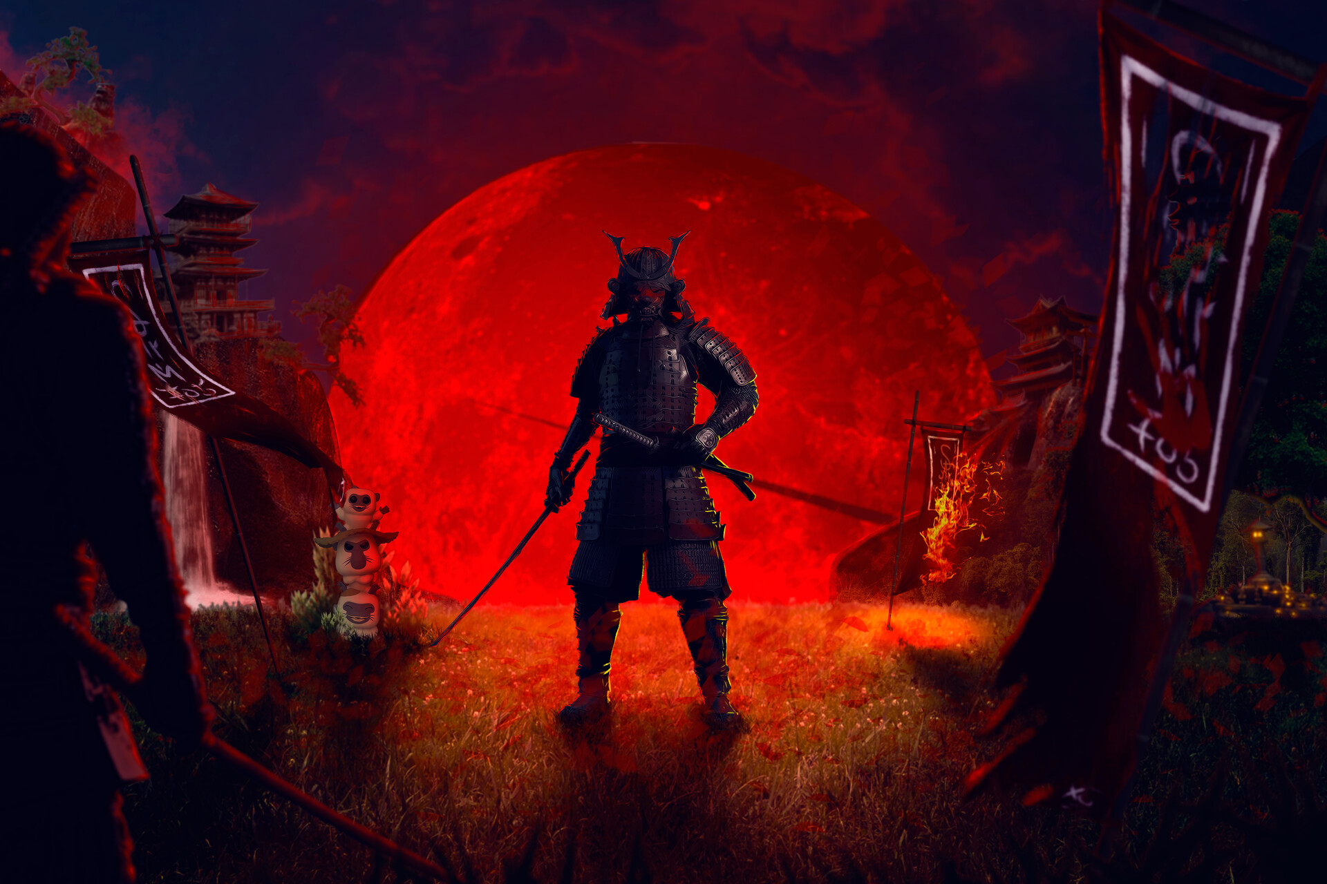 ArtStation - Red Moon