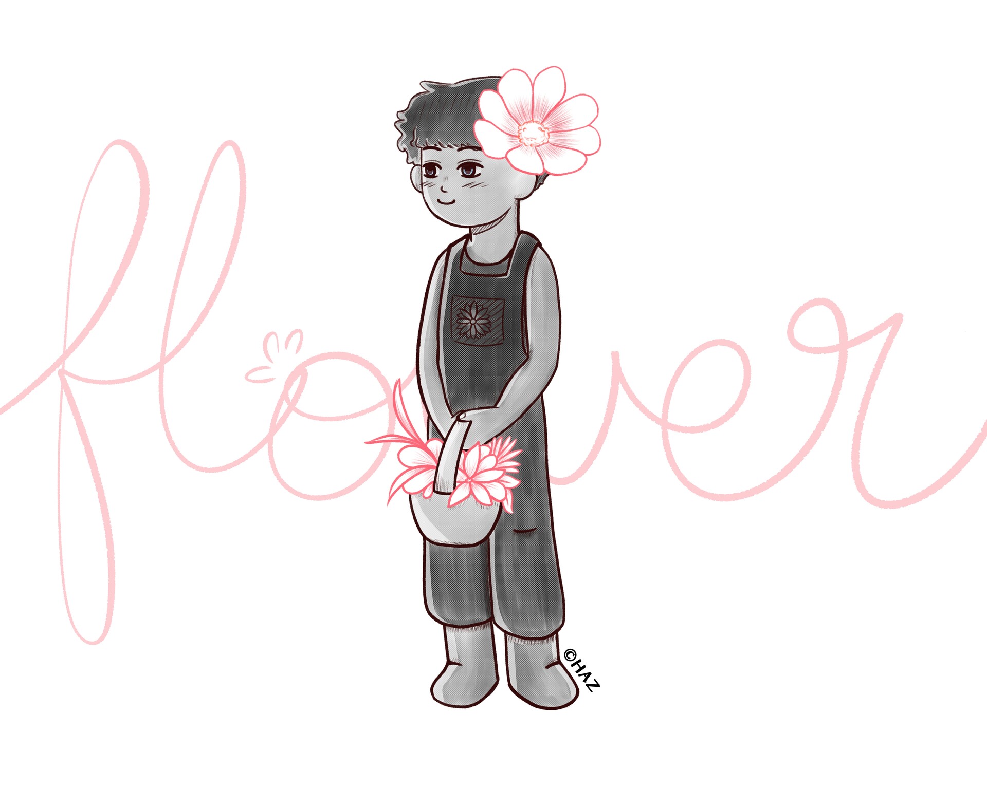 ArtStation - Flower boy