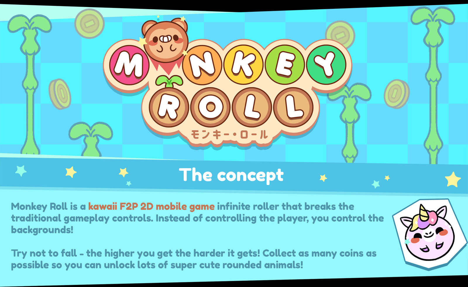 Nat Morillo - Monkey Roll - game art
