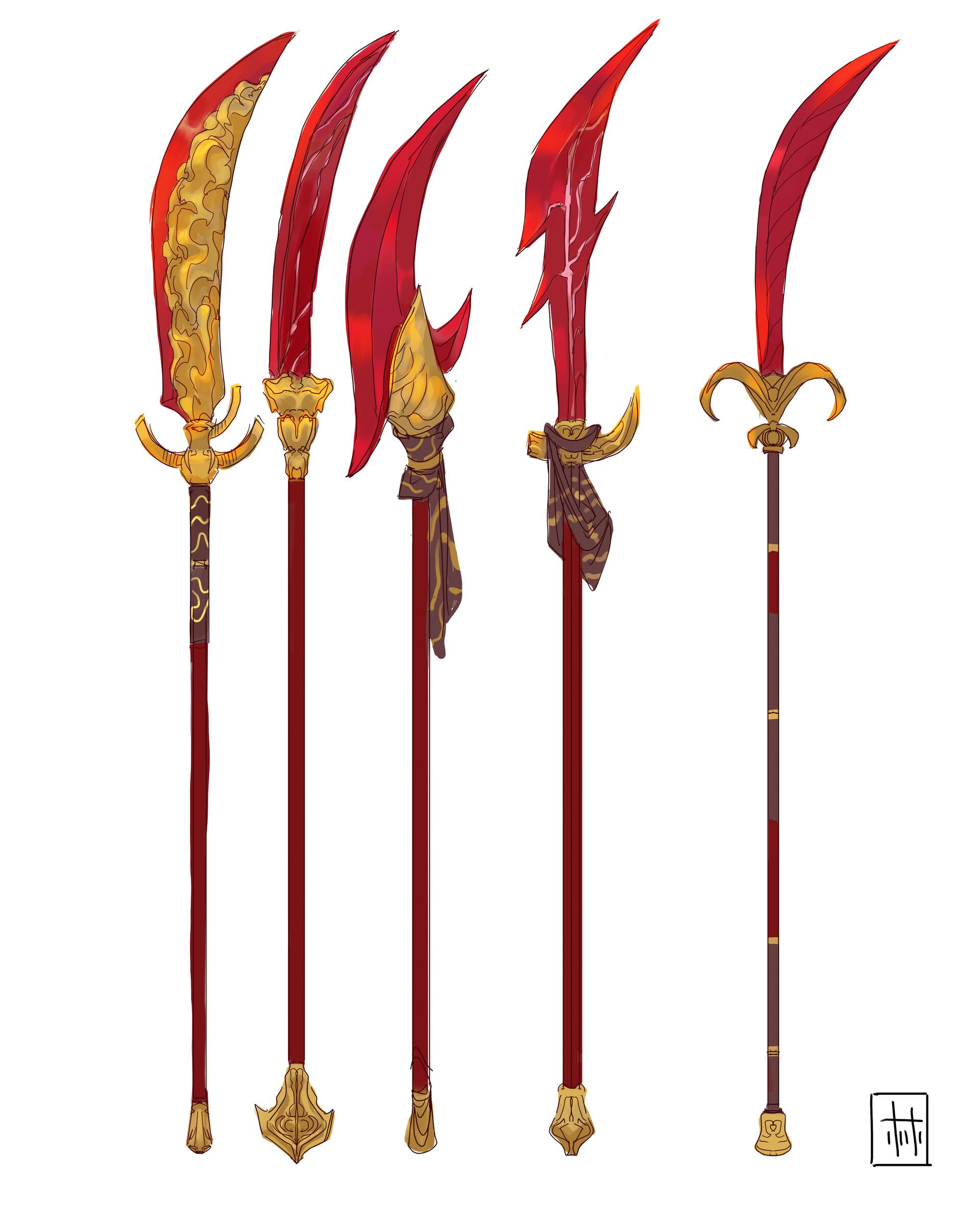 ArtStation - Naginata Commission