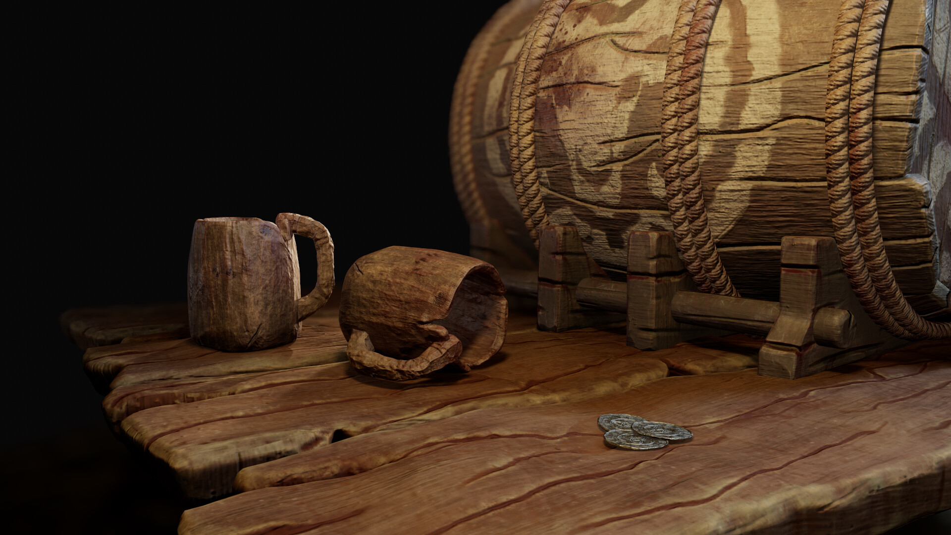 Immy's Art - Monster Hunter Keg Diorama