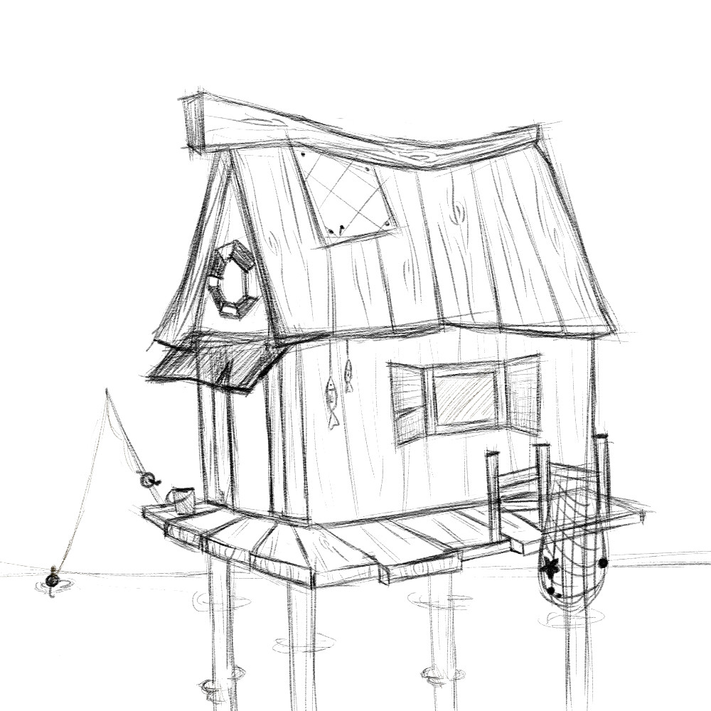 ArtStation - Fishing House