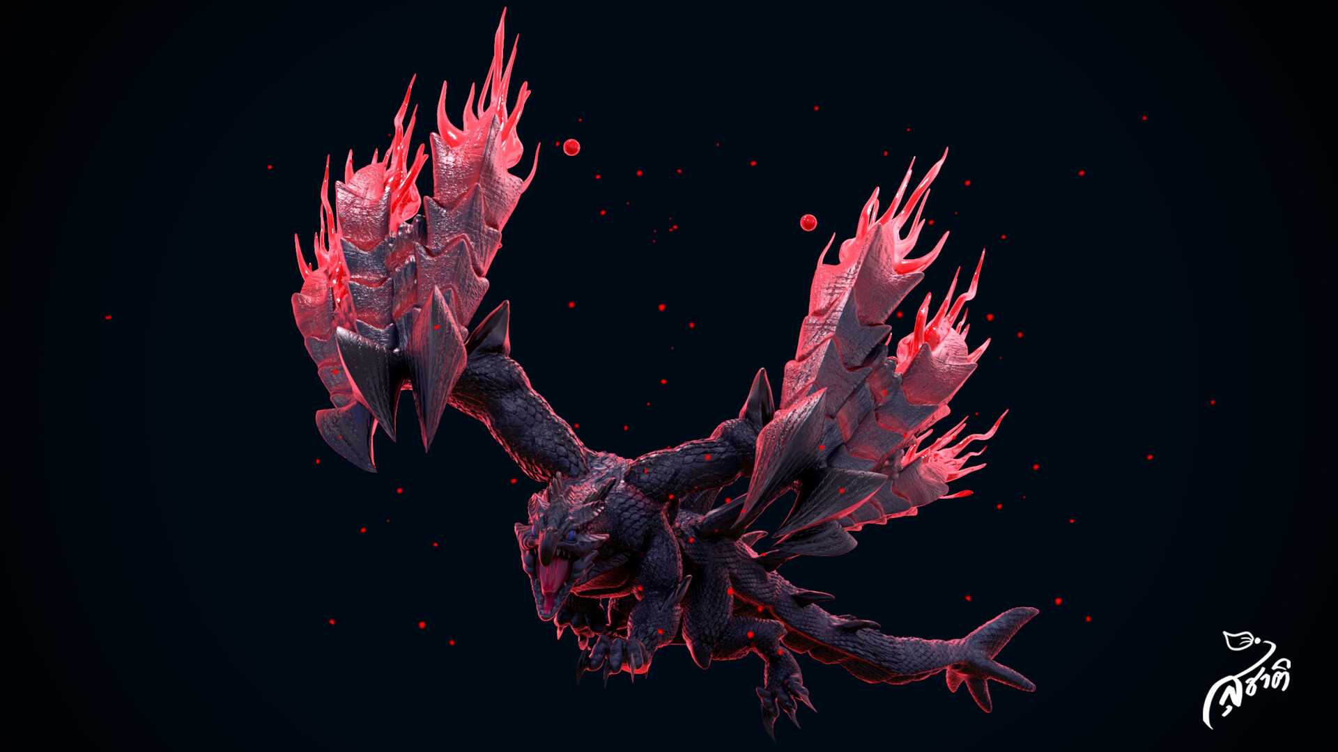 Akkpark Youngkhun - Fanart Crimson Glow Valstrax