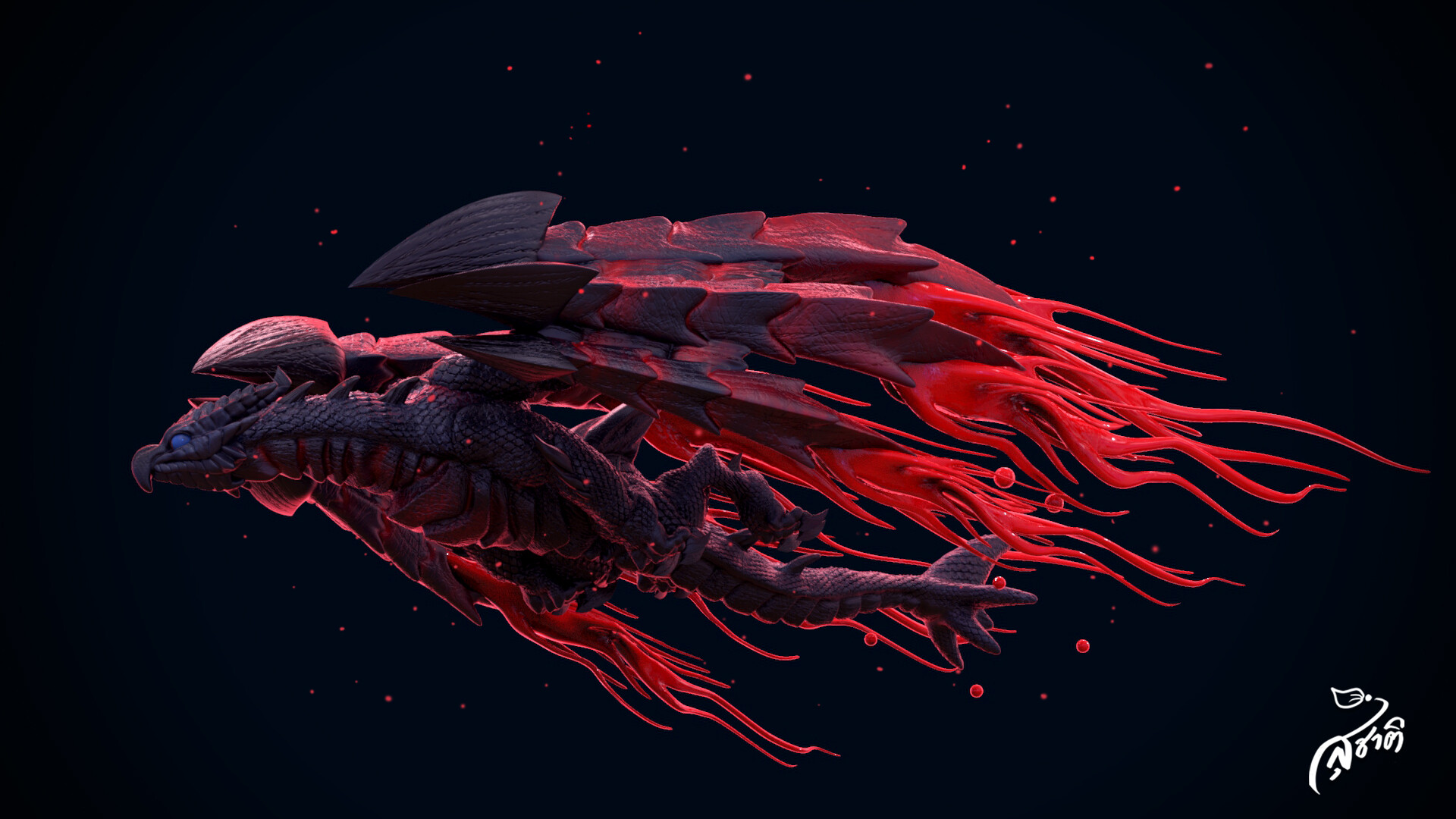 Akkpark Youngkhun - Fanart Crimson Glow Valstrax