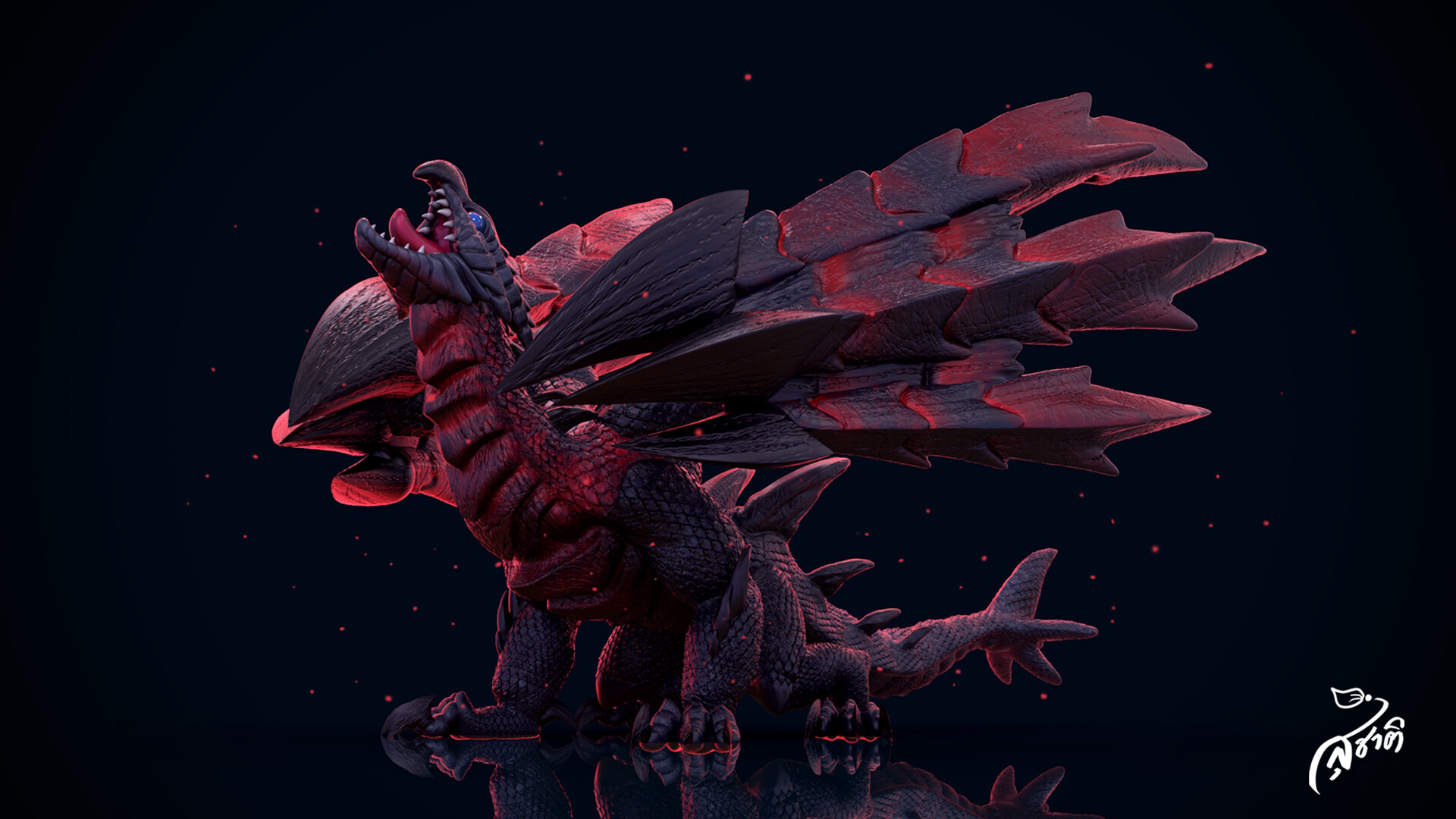 Akkpark Youngkhun - Fanart Crimson Glow Valstrax