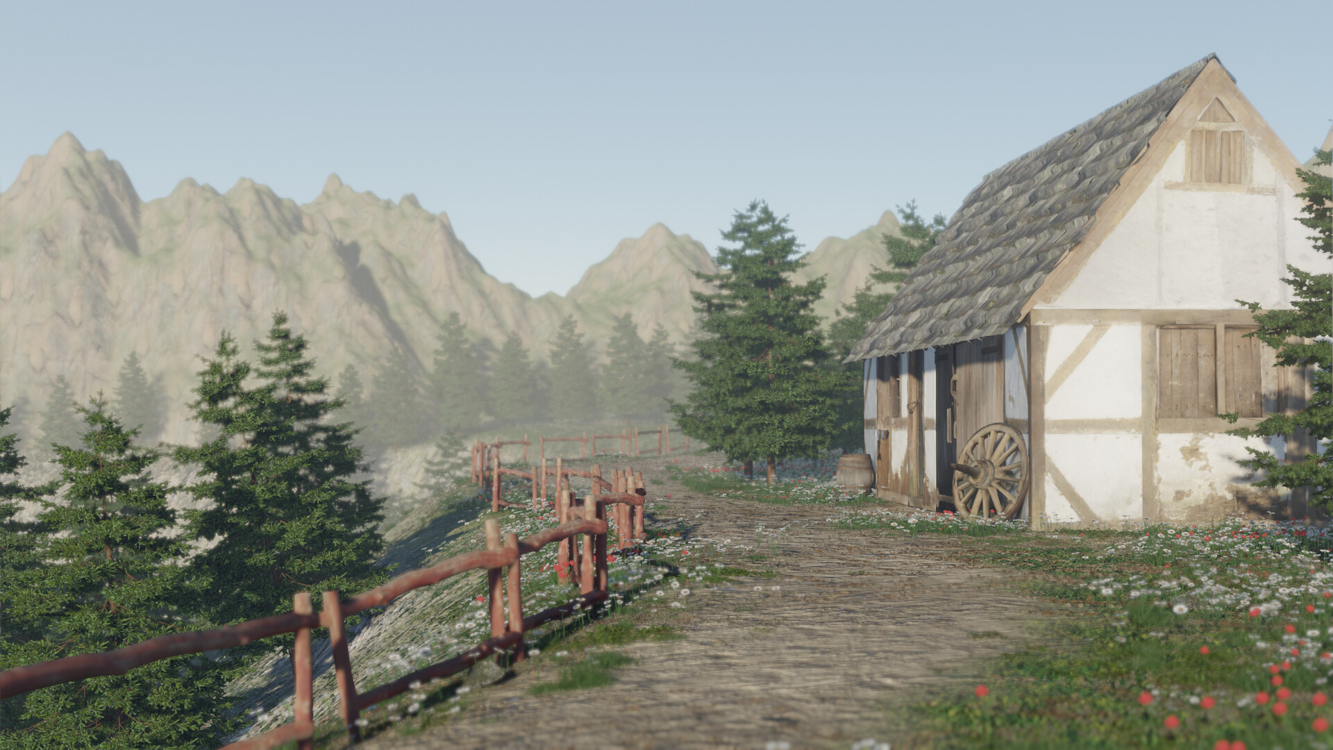 ArtStation - Nature Scene made in Blender EEVEE