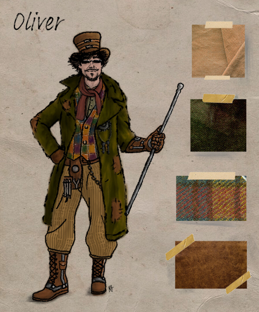 ArtStation - Oliver-character & costume design