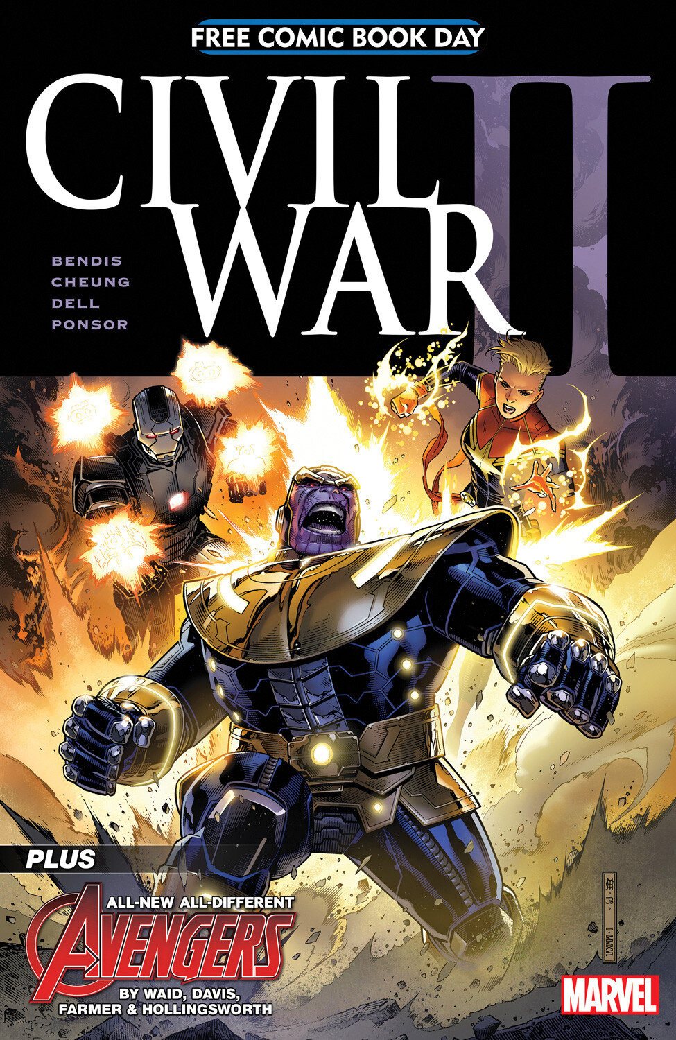 ArtStation - Free Comic Book Day: Civil War II main cover