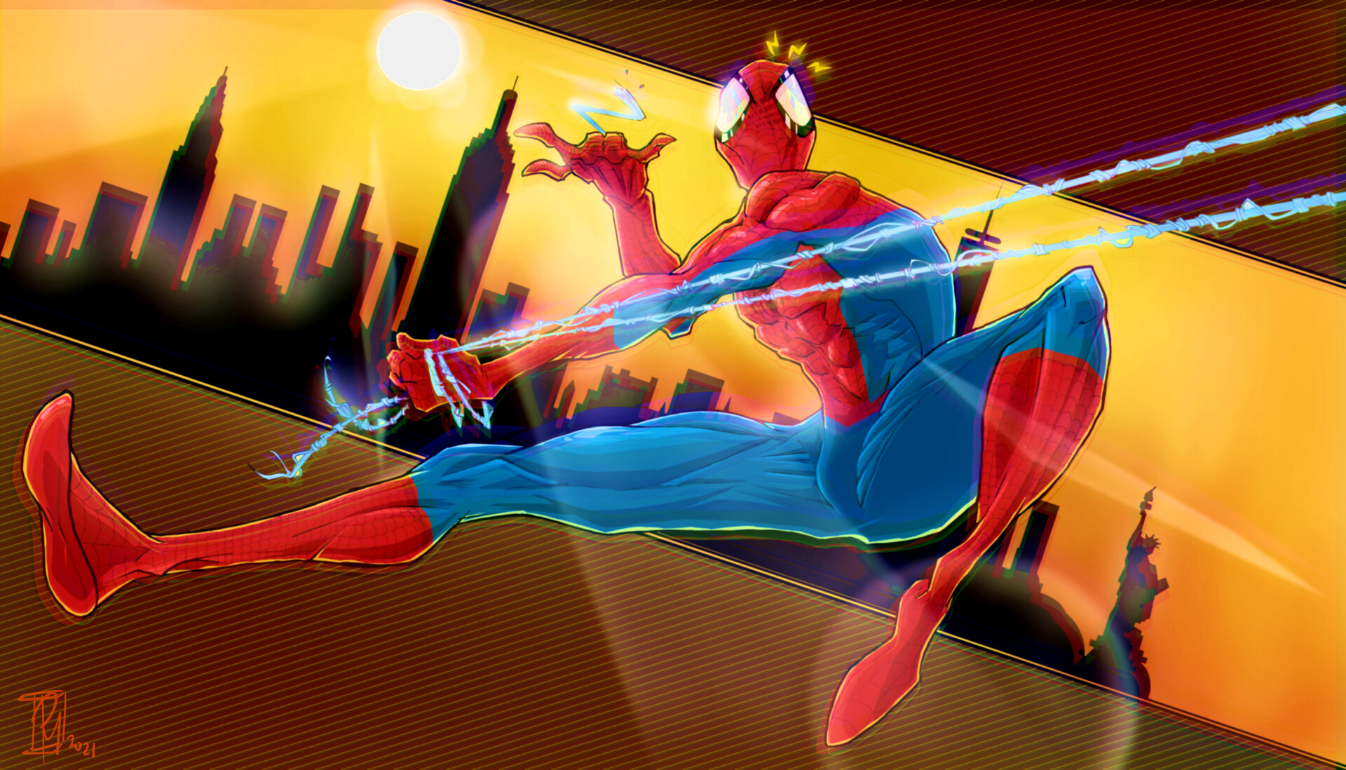 ArtStation - Spidey in NYC