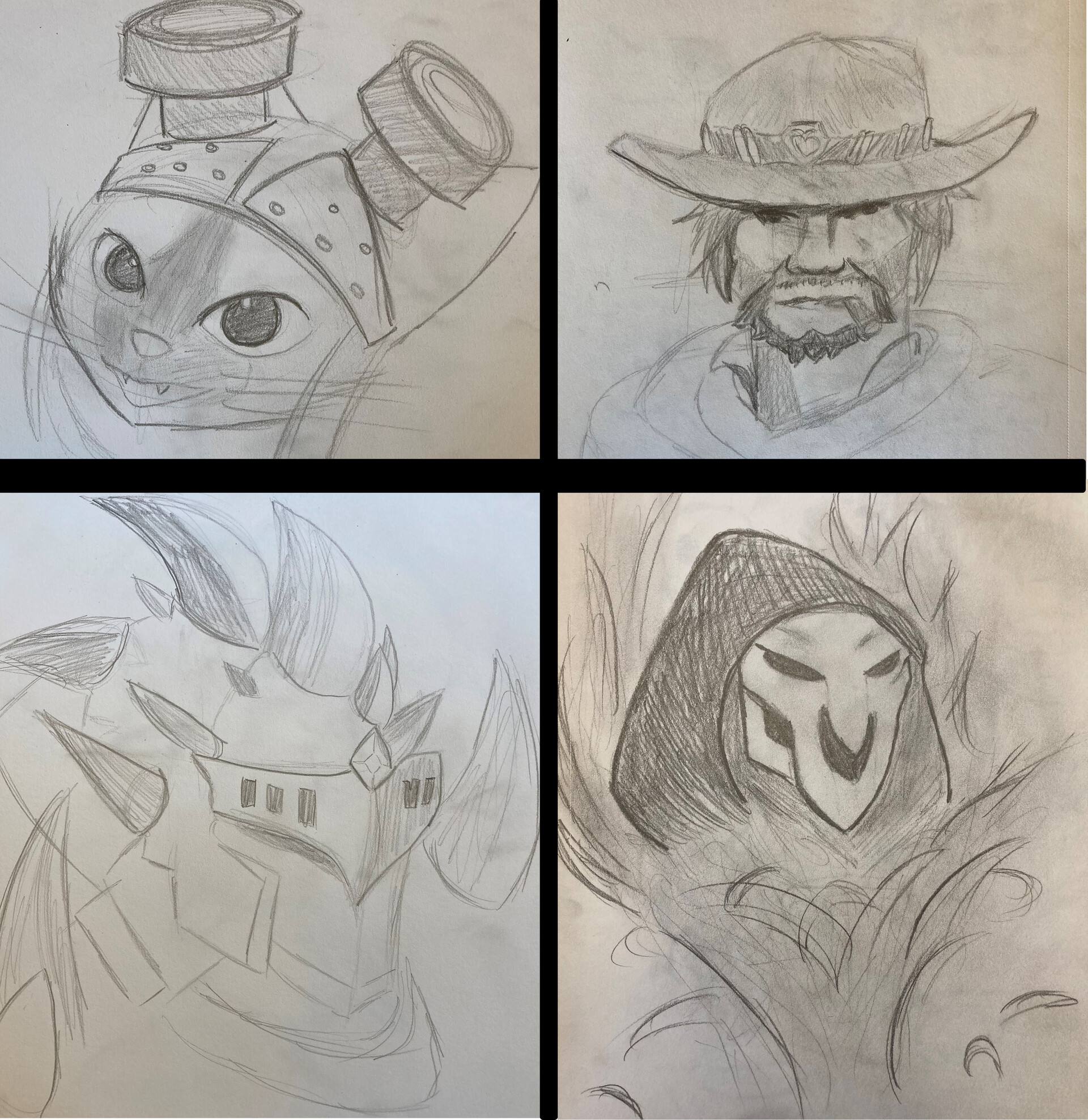 ArtStation - fanart character sketches