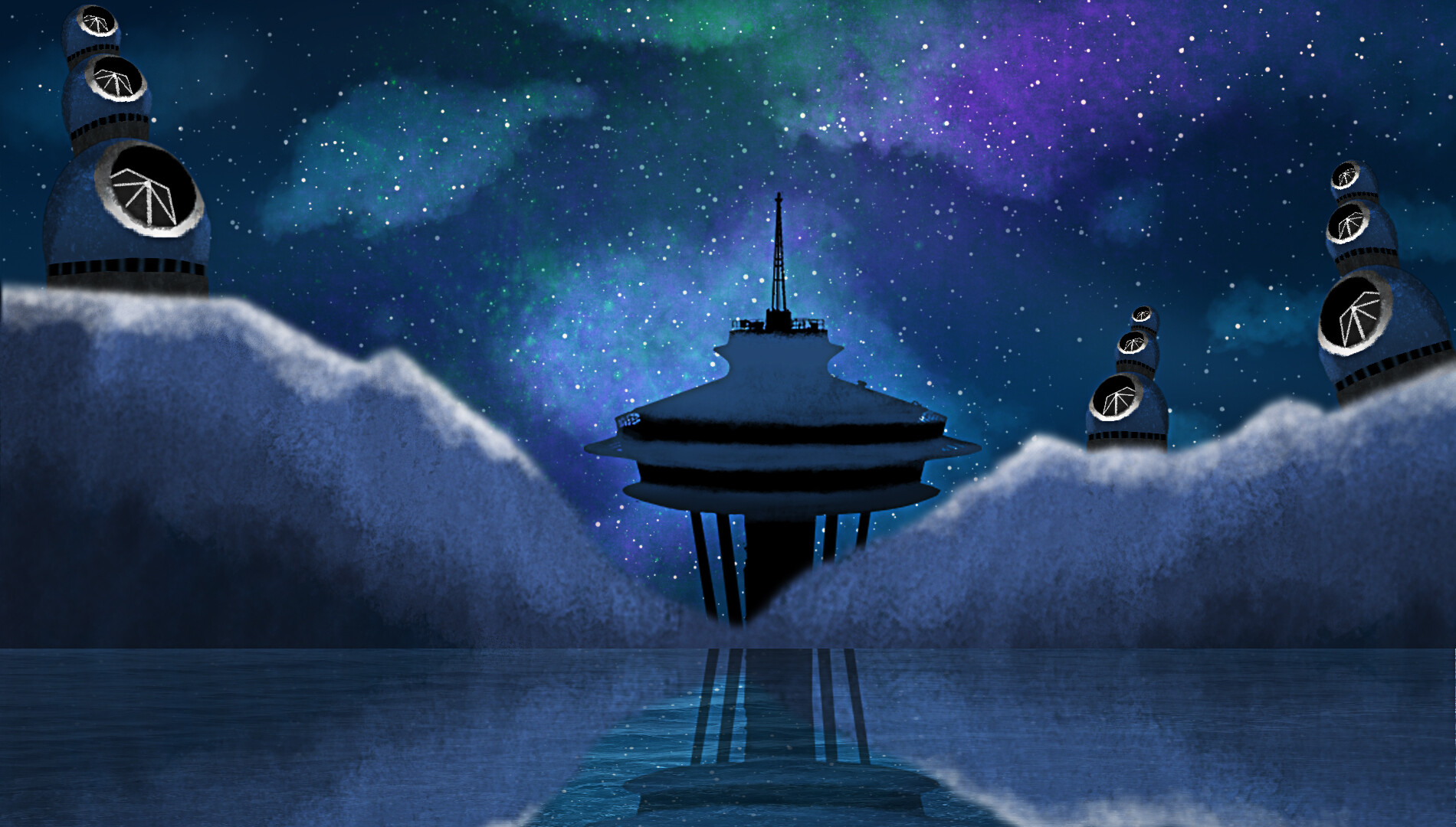 ArtStation - || Concept Art || Enviroment - Outer Space Planet