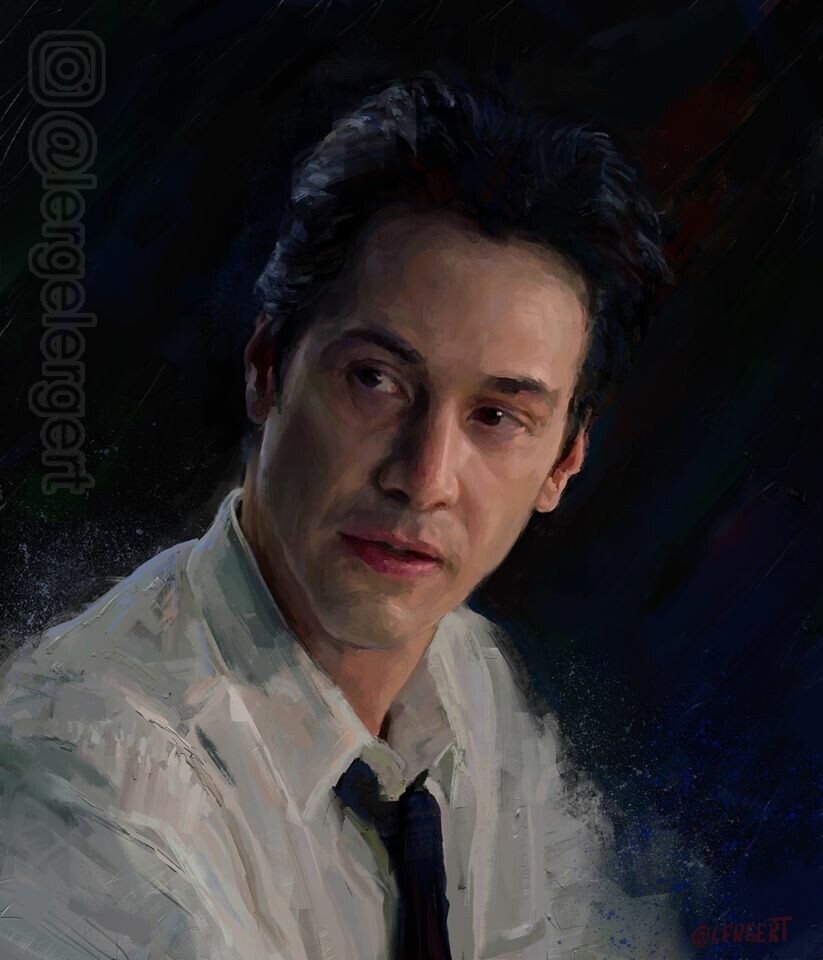 ArtStation - Keanu Reeves "Constantine"