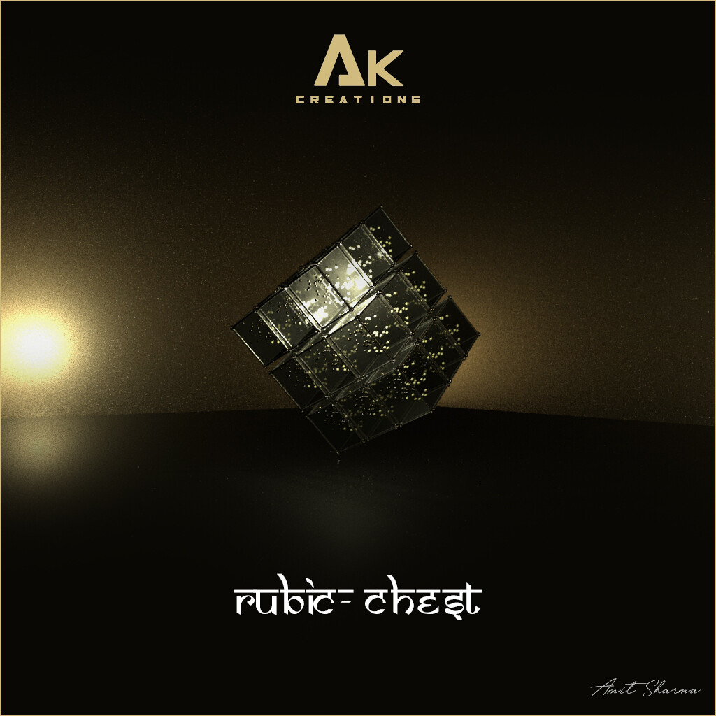 ArtStation - Imaginative 3D Rubic Cube Concept