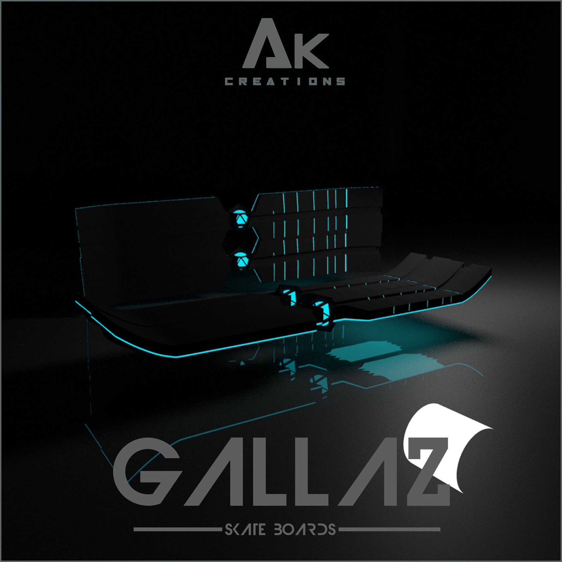 ArtStation - Fantasy Skate Board Gallaz 2.0