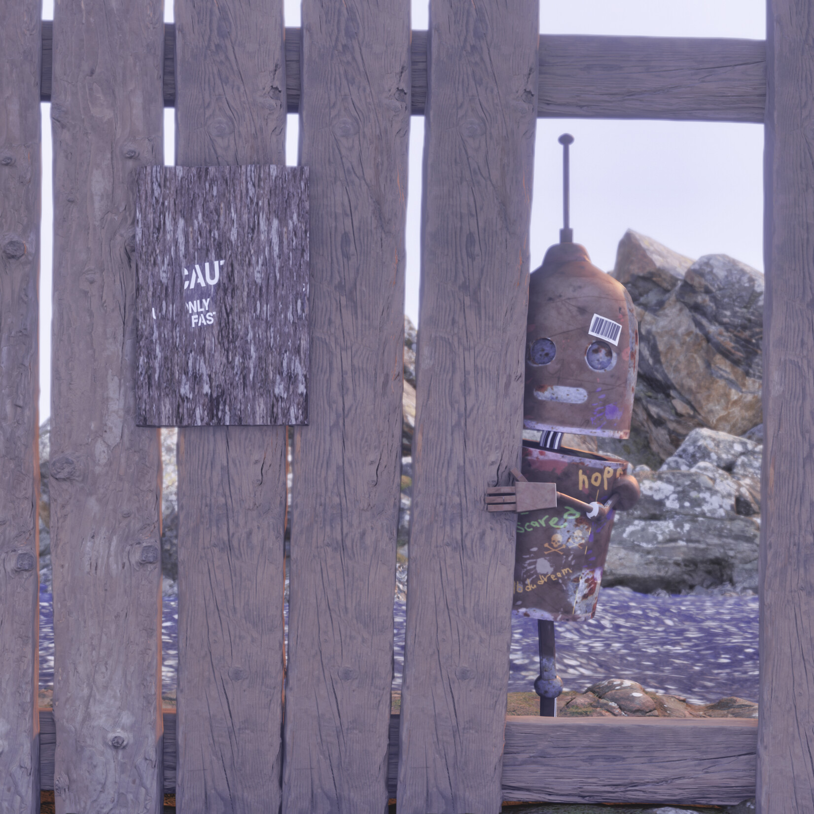 Abdudream - peeking through the woods