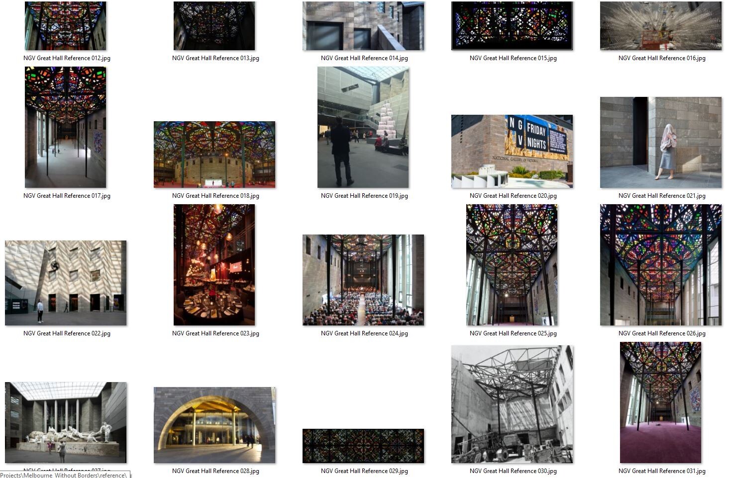 David Greco - NGV International - Great Hall WIP