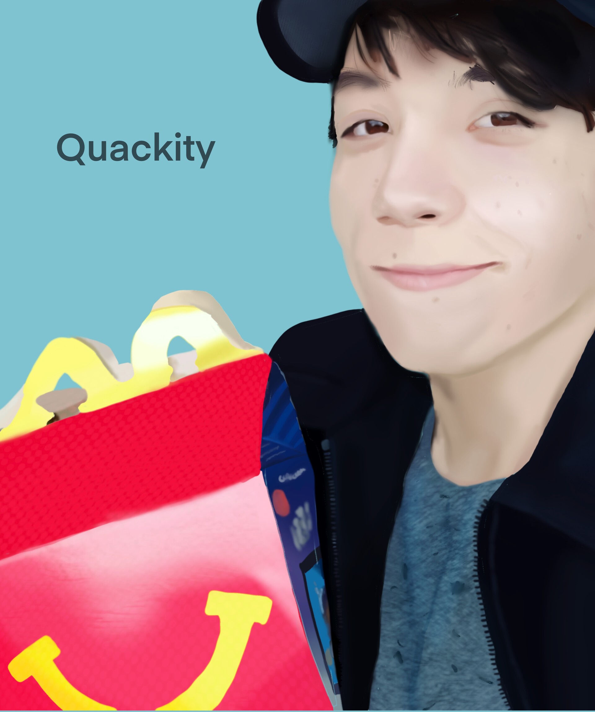 ArtStation - Quackity with his McDonalds