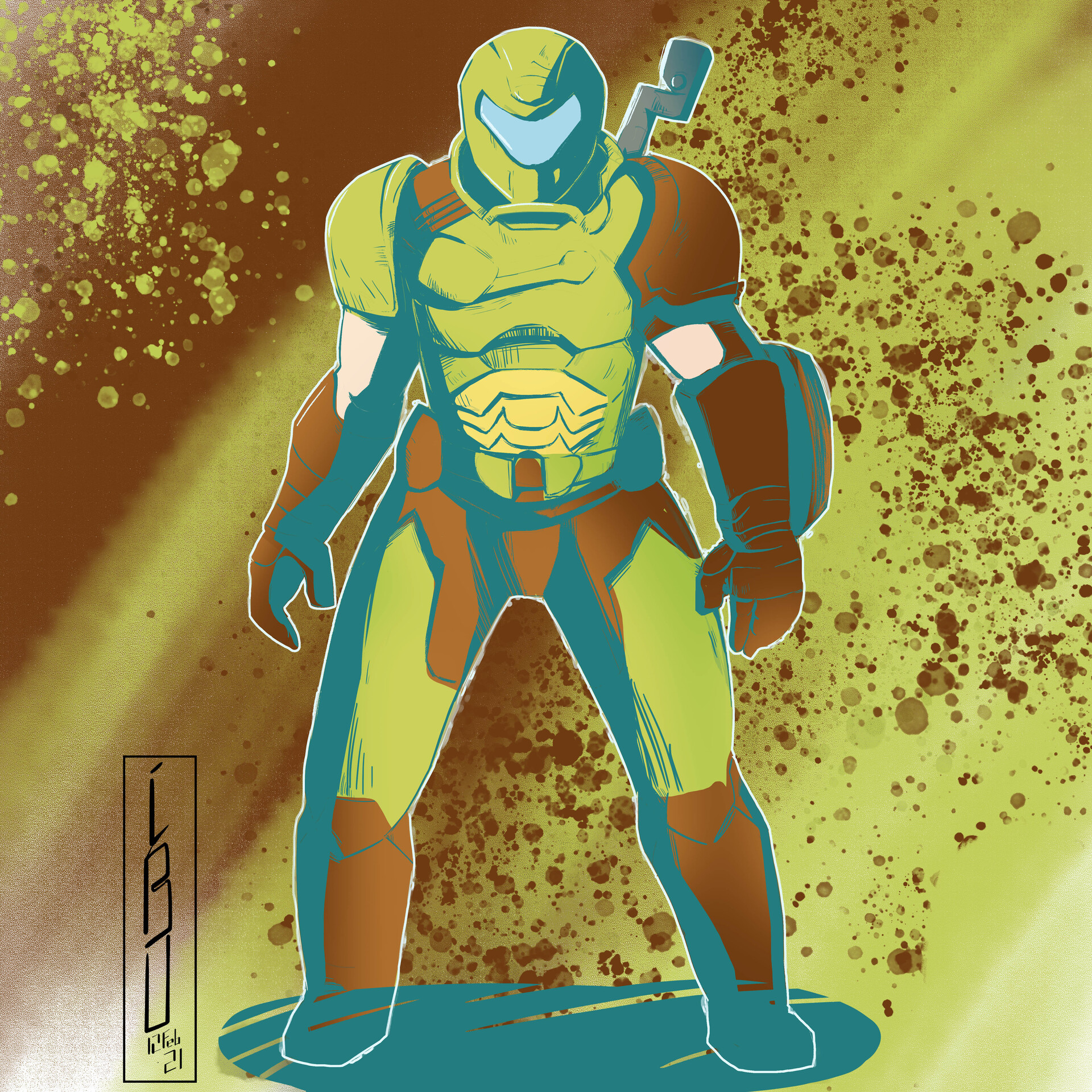 ArtStation - Doom Slayer Fanart