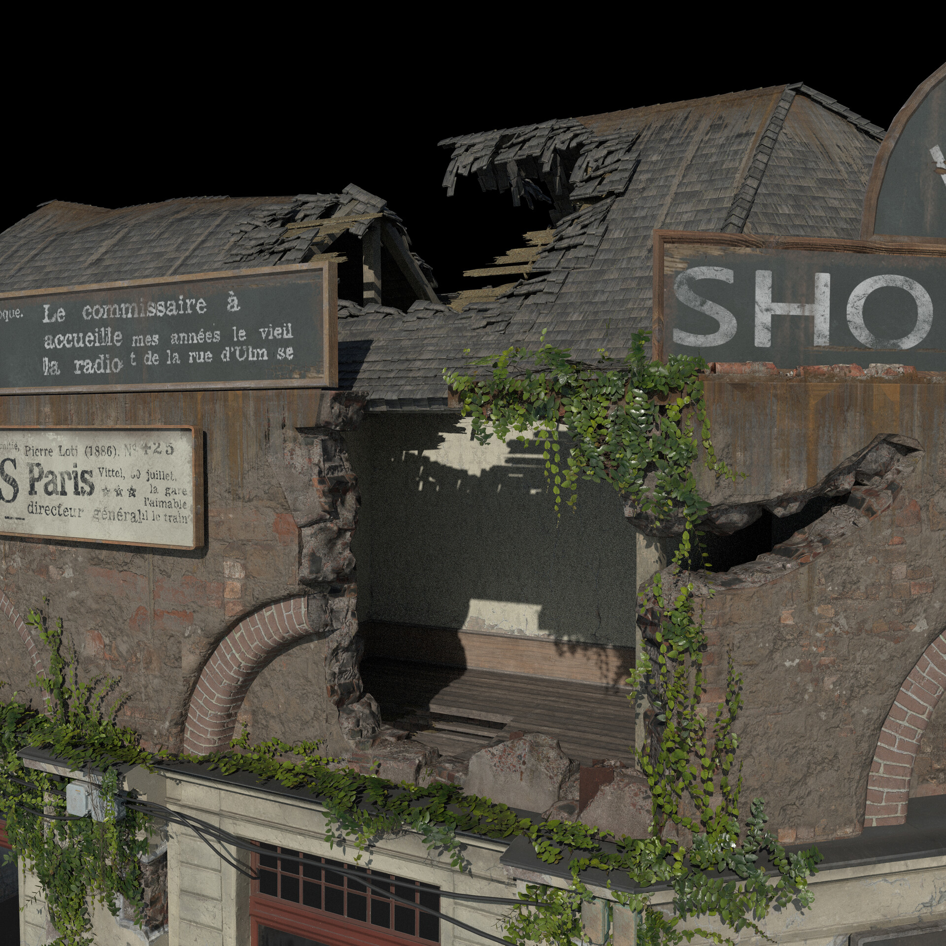 Evans Chen - Damaged buildings