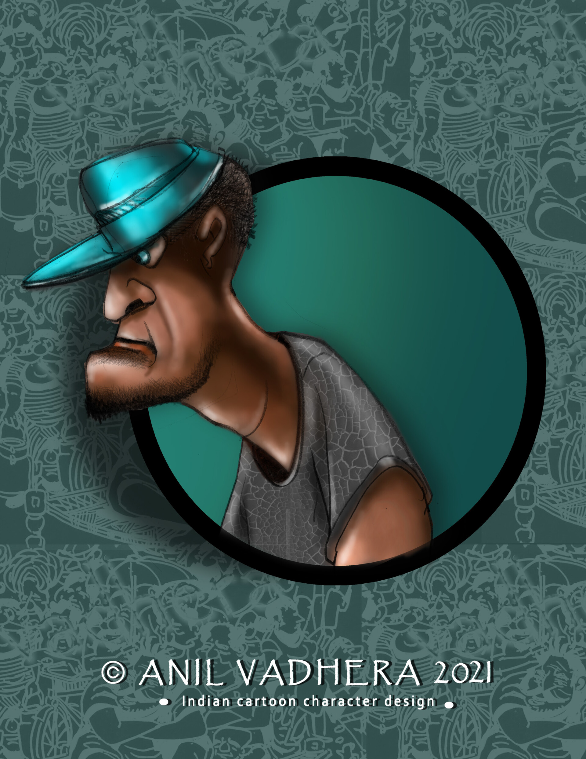 ArtStation - Indian Common Man Cartoon Character