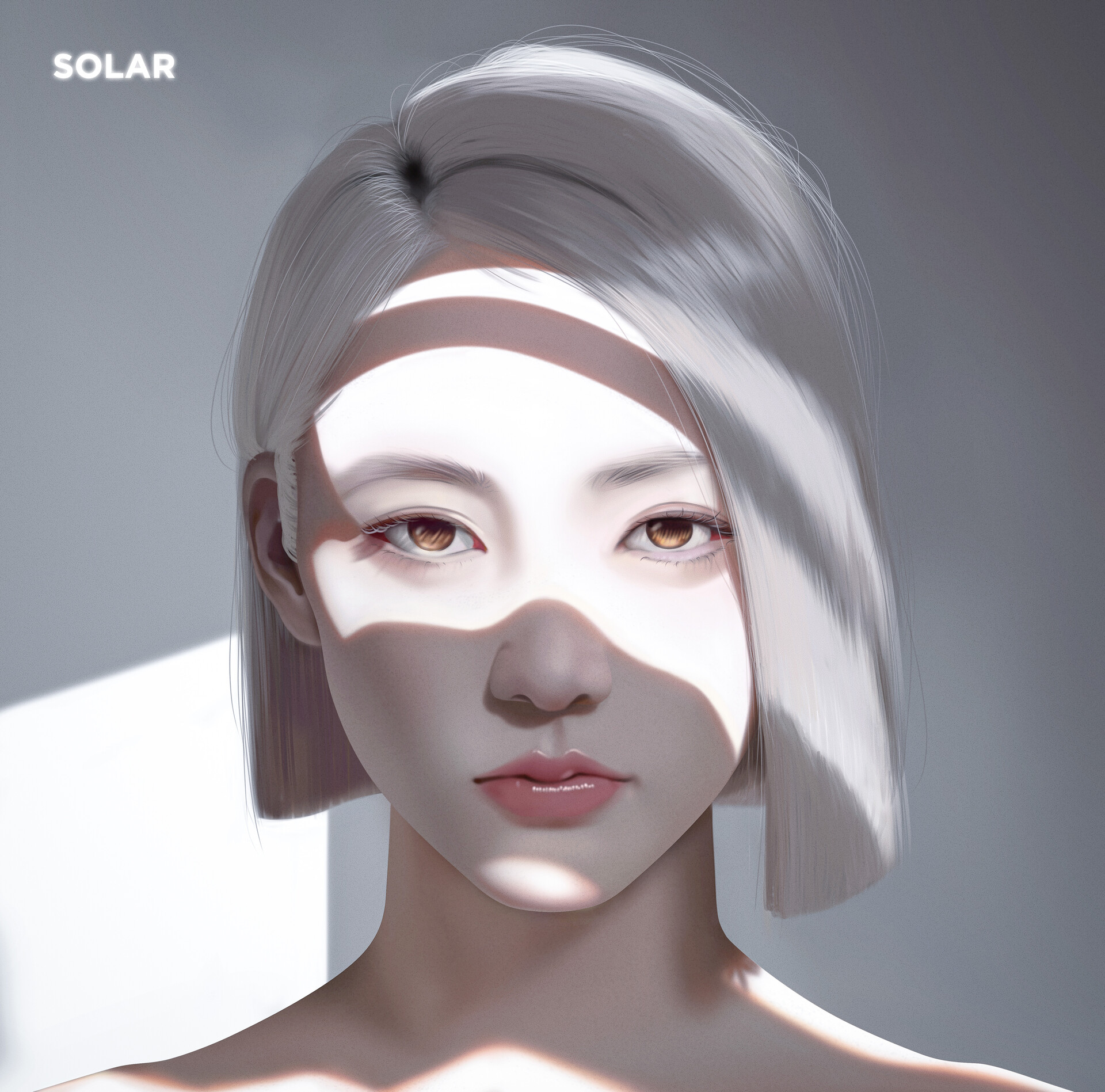 ArtStation - Realistic Digital Portrait #3, White Girl