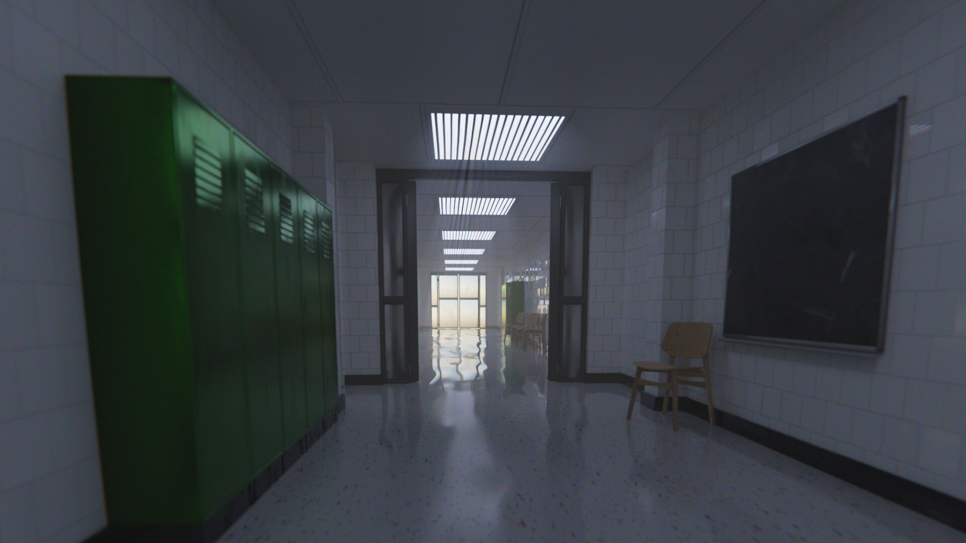 ArtStation - School hall