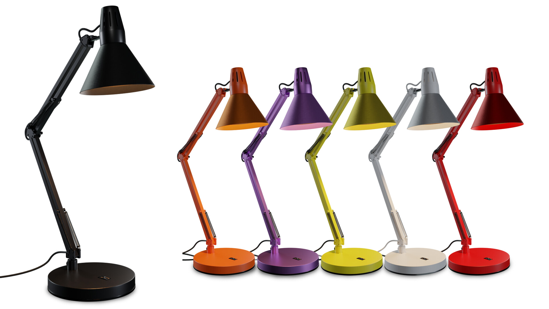 Steven K - Industrial Table Lamp