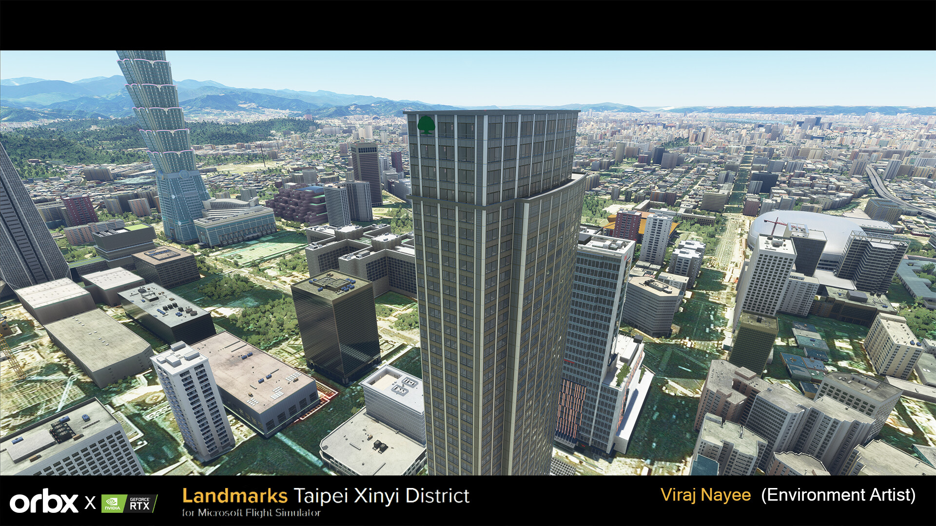 Viraj Nayee - Landmarks Taipei Xinyi District for Microsoft Flight ...
